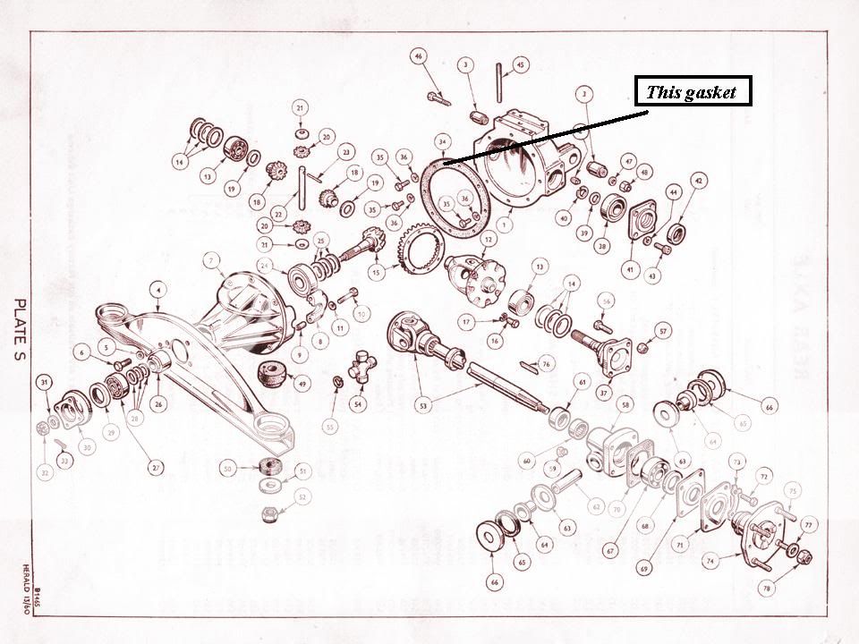 Prep for Diff Rebuild : Spitfire & GT6 Forum : The Triumph Experience